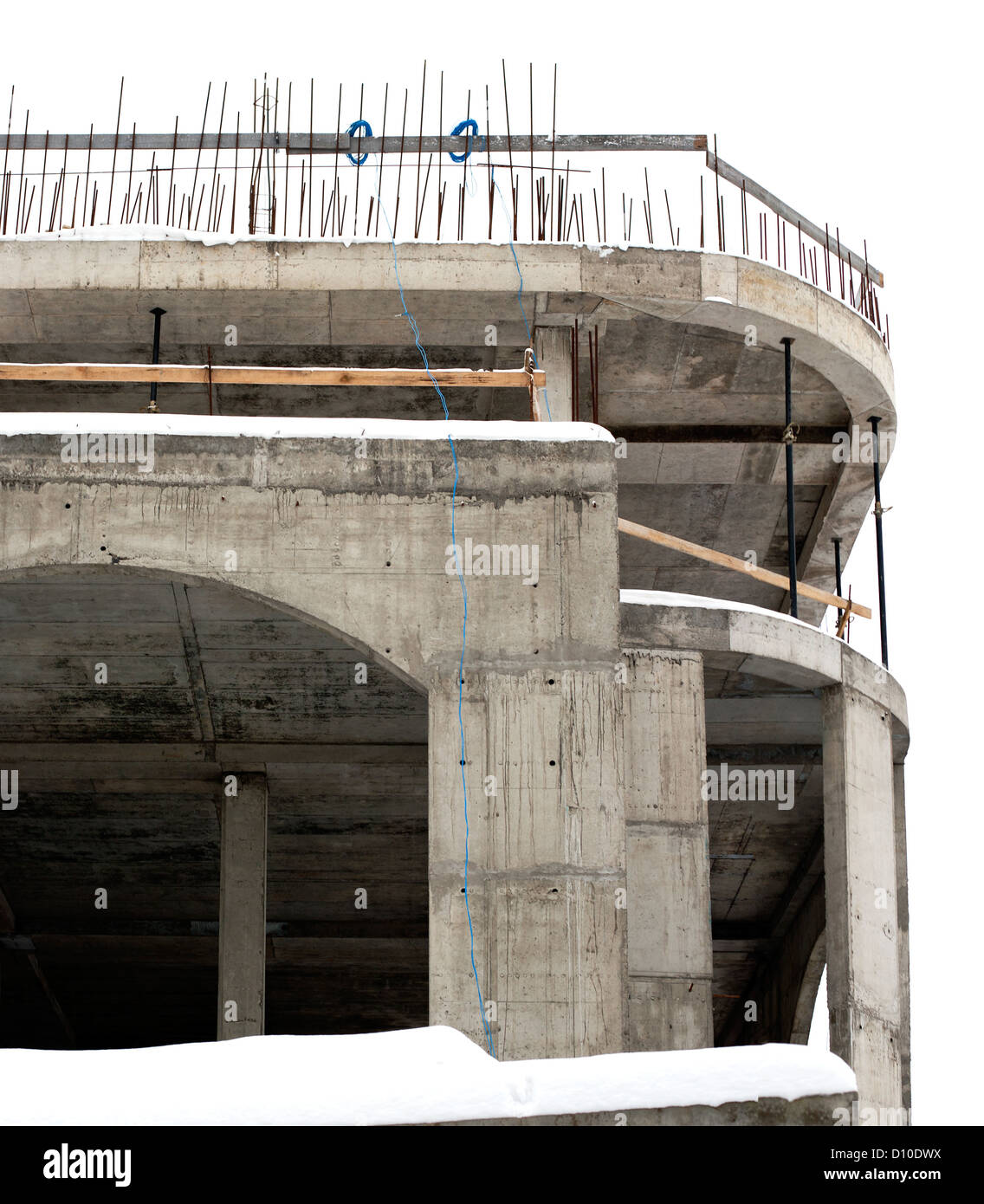 the big building construction from the concrete Stock Photo - Alamy
