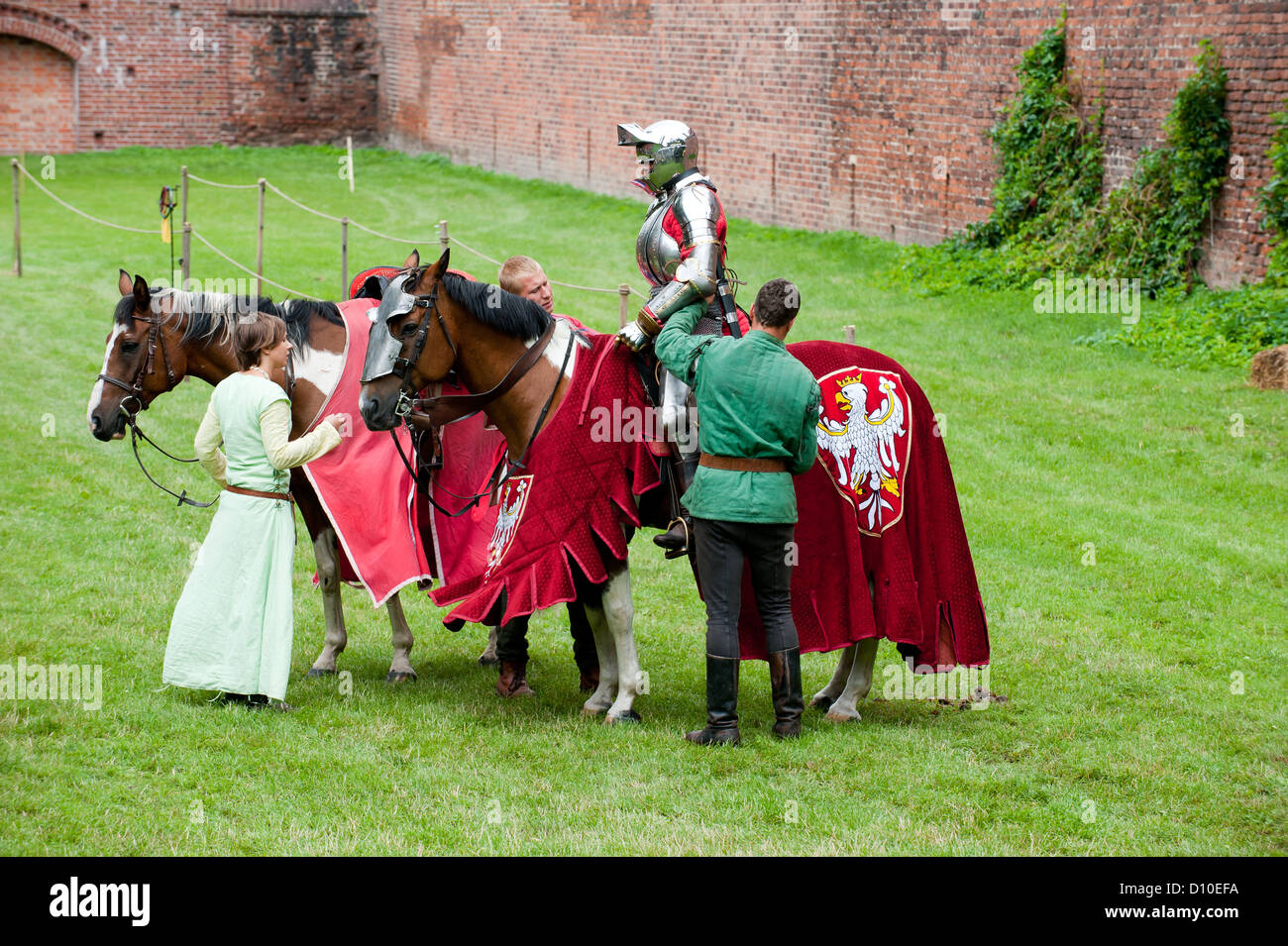 Teutonic medieval knight horse hi-res stock photography and images - Alamy