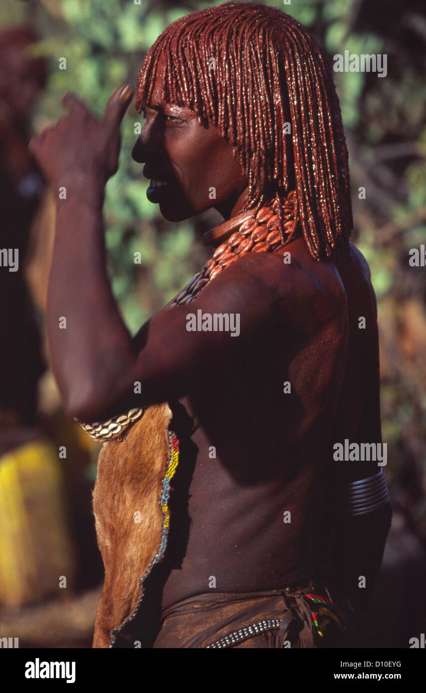 hamer women, sero village near Dimeka, Omo valley , Ethiopia, Africa ...