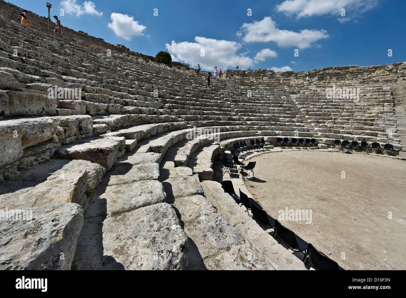 the Greek theater of Segesta, Sicily, Italy Stock Photo - Alamy