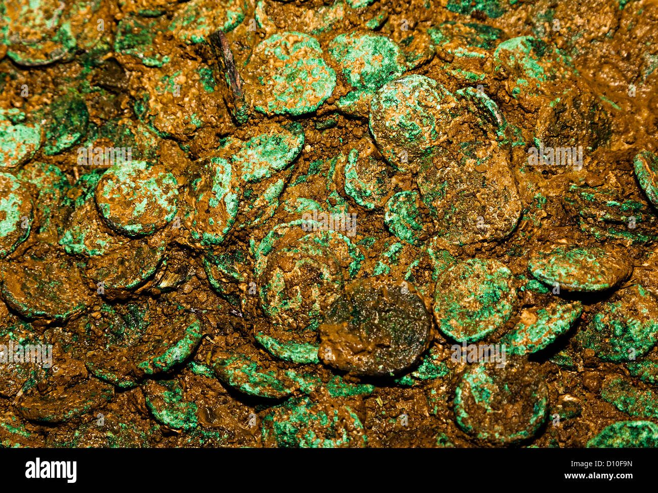 Jersey Celtic coin hoard left by a Coriosolite tribe circa 50 BC now ...
