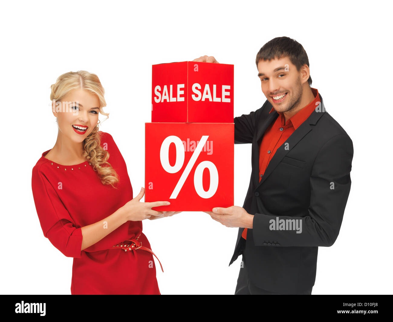 Beautiful woman holding special Cut Out Stock Images & Pictures - Alamy