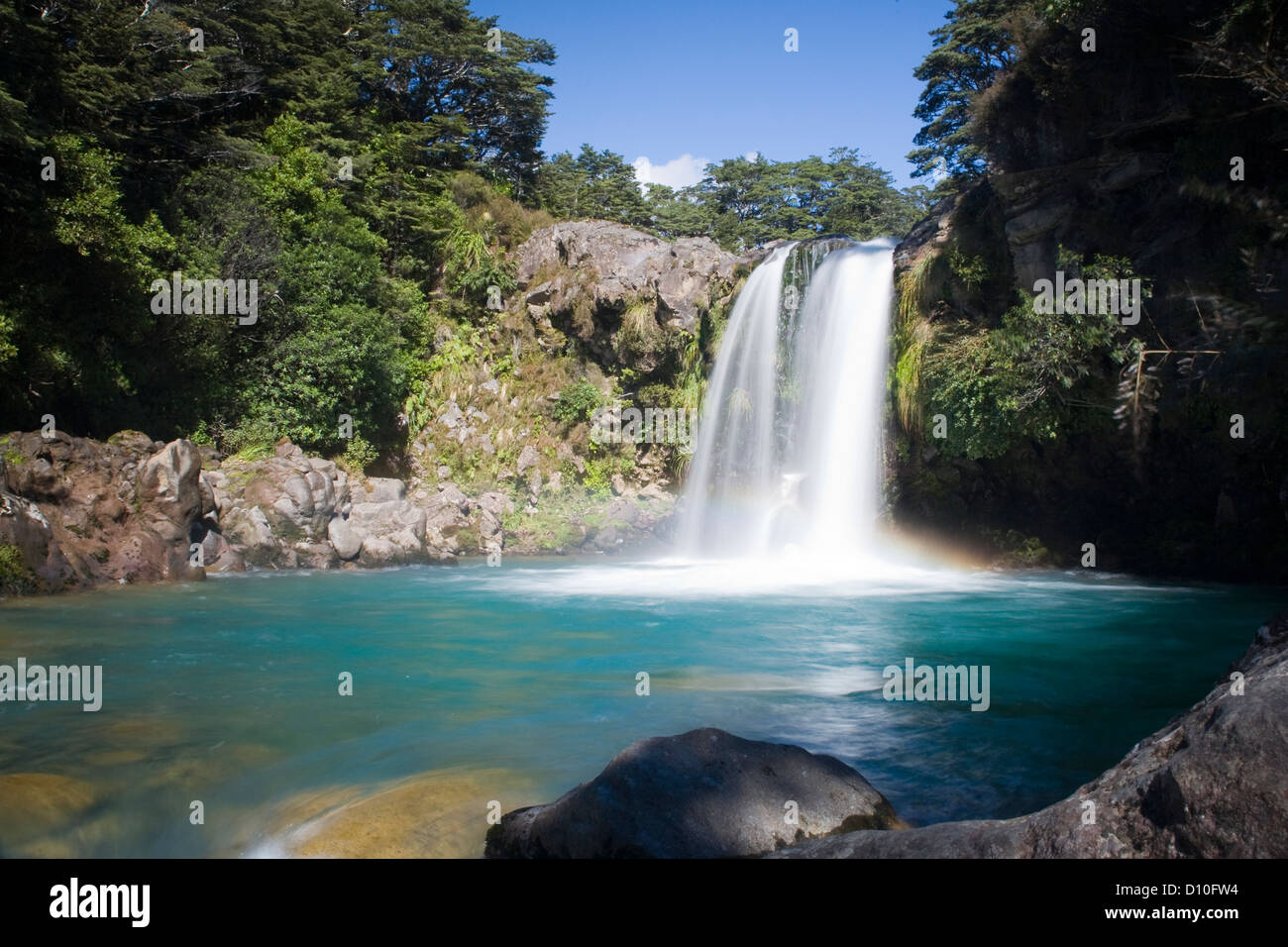 Tongariro waterfalls New Zealand Stock Photo - Alamy