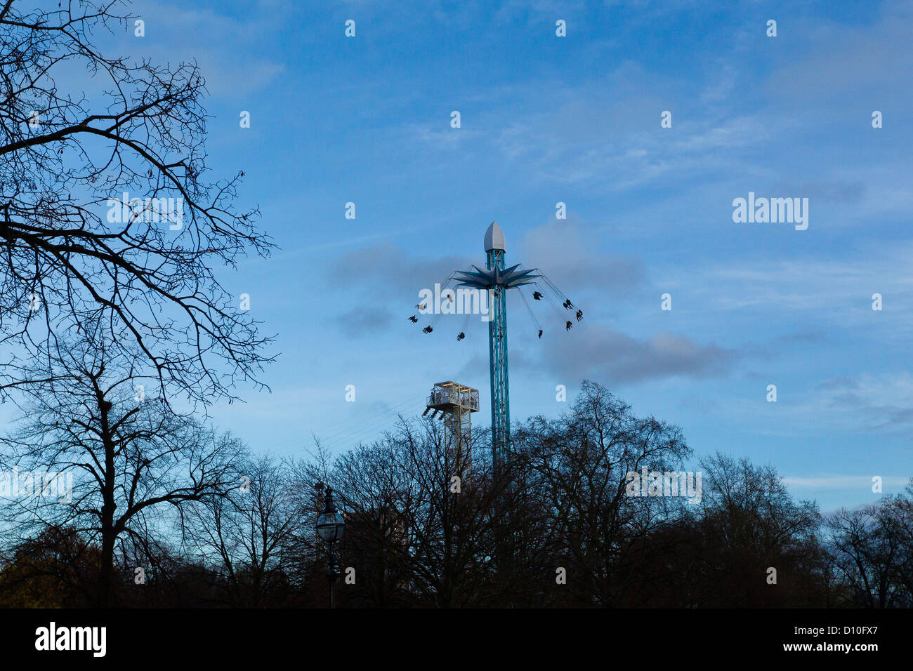Star Flyer Fun Fair Ride The Winter Wonderland Hyde Park London Stock ...