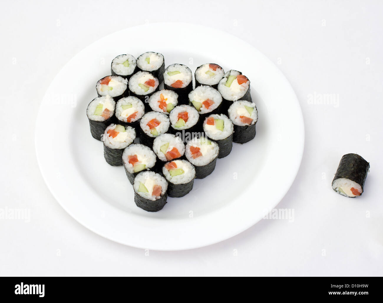 Appetizing plate sushi rolls hi-res stock photography and images - Alamy