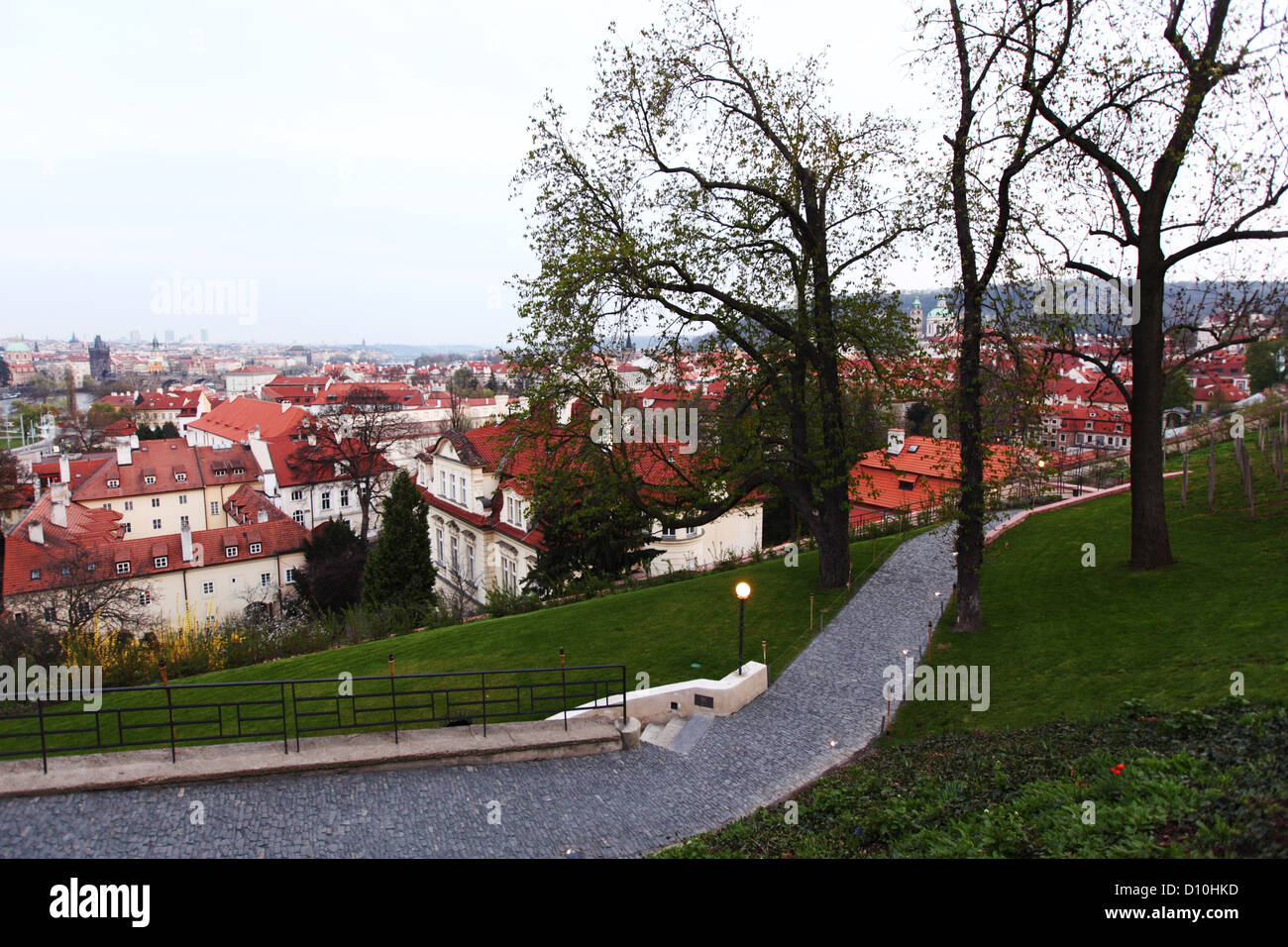 prague city panoramic view Stock Photo - Alamy