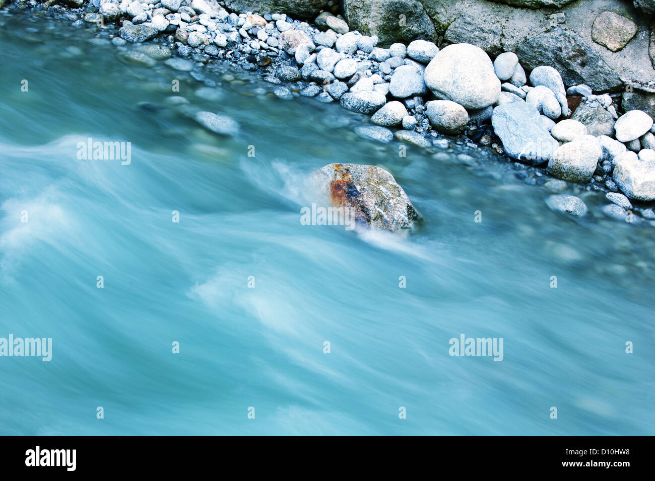 river in motion nature background Stock Photo - Alamy