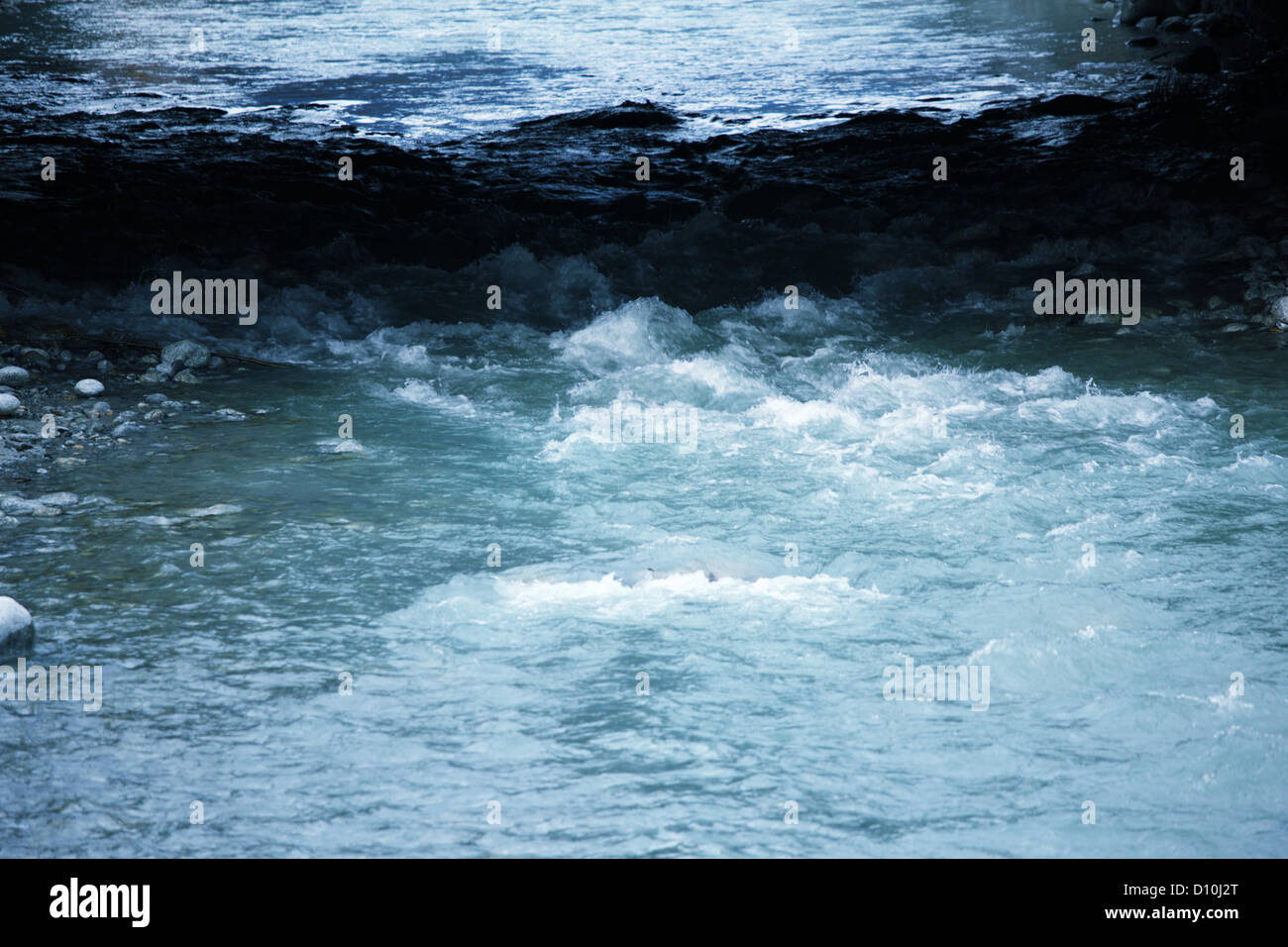 river in motion nature background Stock Photo - Alamy