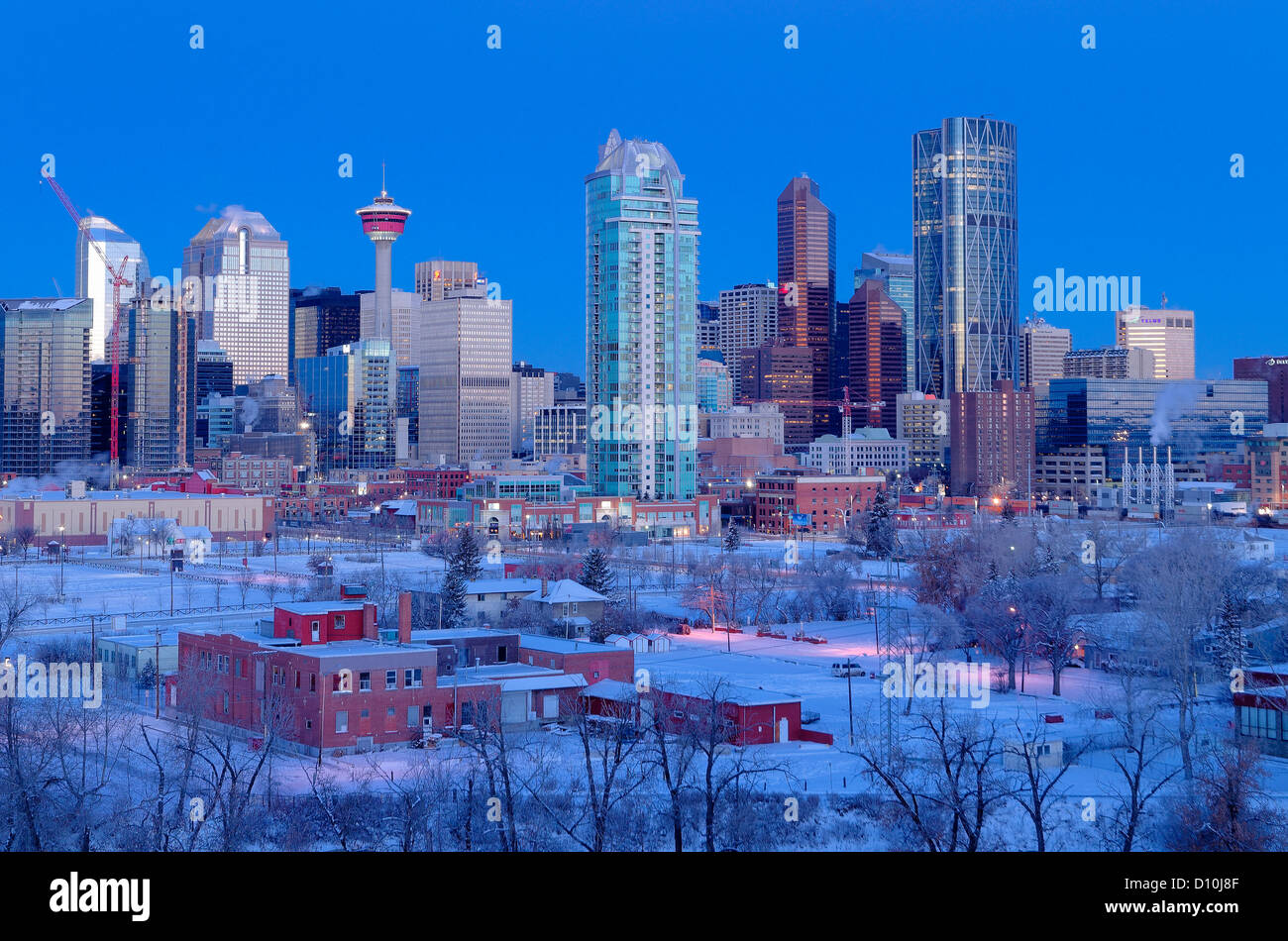 Canada skyline snow hi-res stock photography and images - Alamy