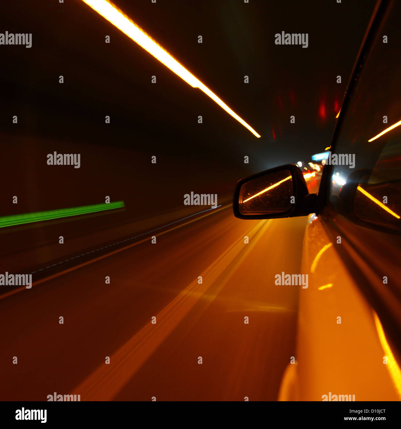 night drive on car Stock Photo - Alamy