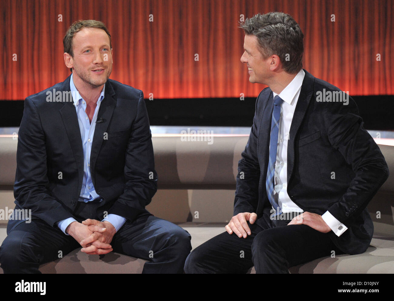 German actor Wotan Wilke Moehring (L) attends the annual review show ...