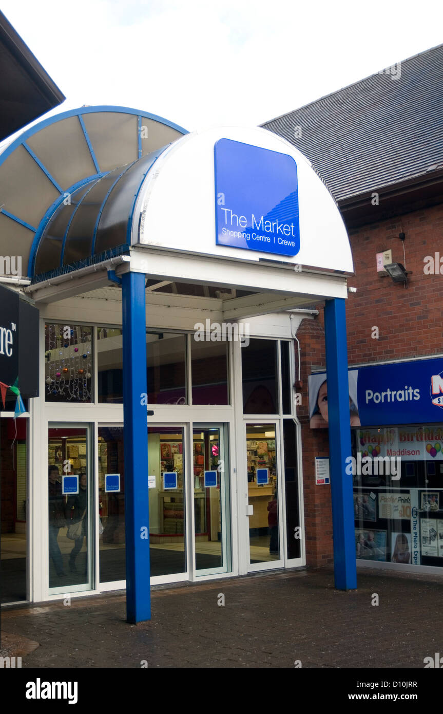 the market shopping center crewe uk centre shops retail retailing high ...