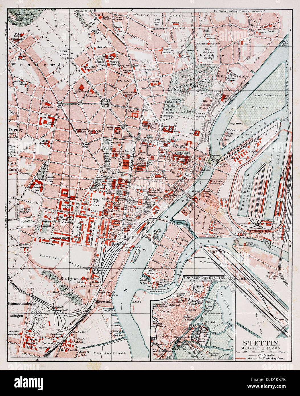 Map of szczecin hi-res stock photography and images - Alamy