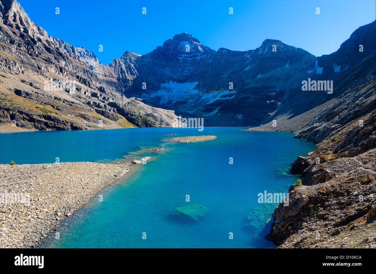 Lake macarthur yoho national park canadian rockies rocky hi-res stock ...