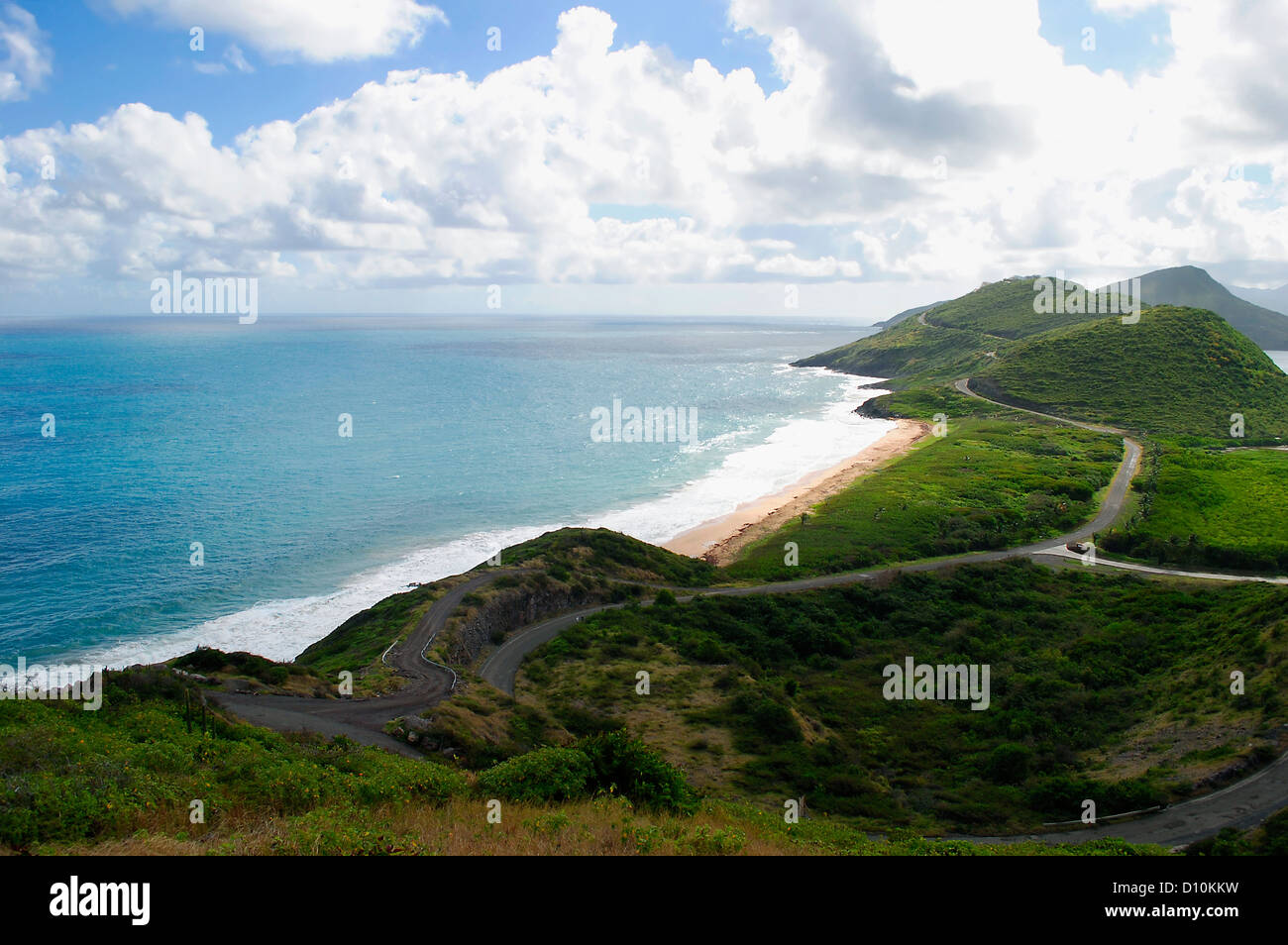 Turtle bay in St Kitts Stock Photo - Alamy