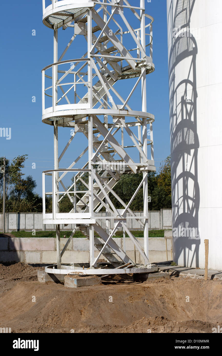 Storage tank spiral staircase hi-res stock photography and images - Alamy