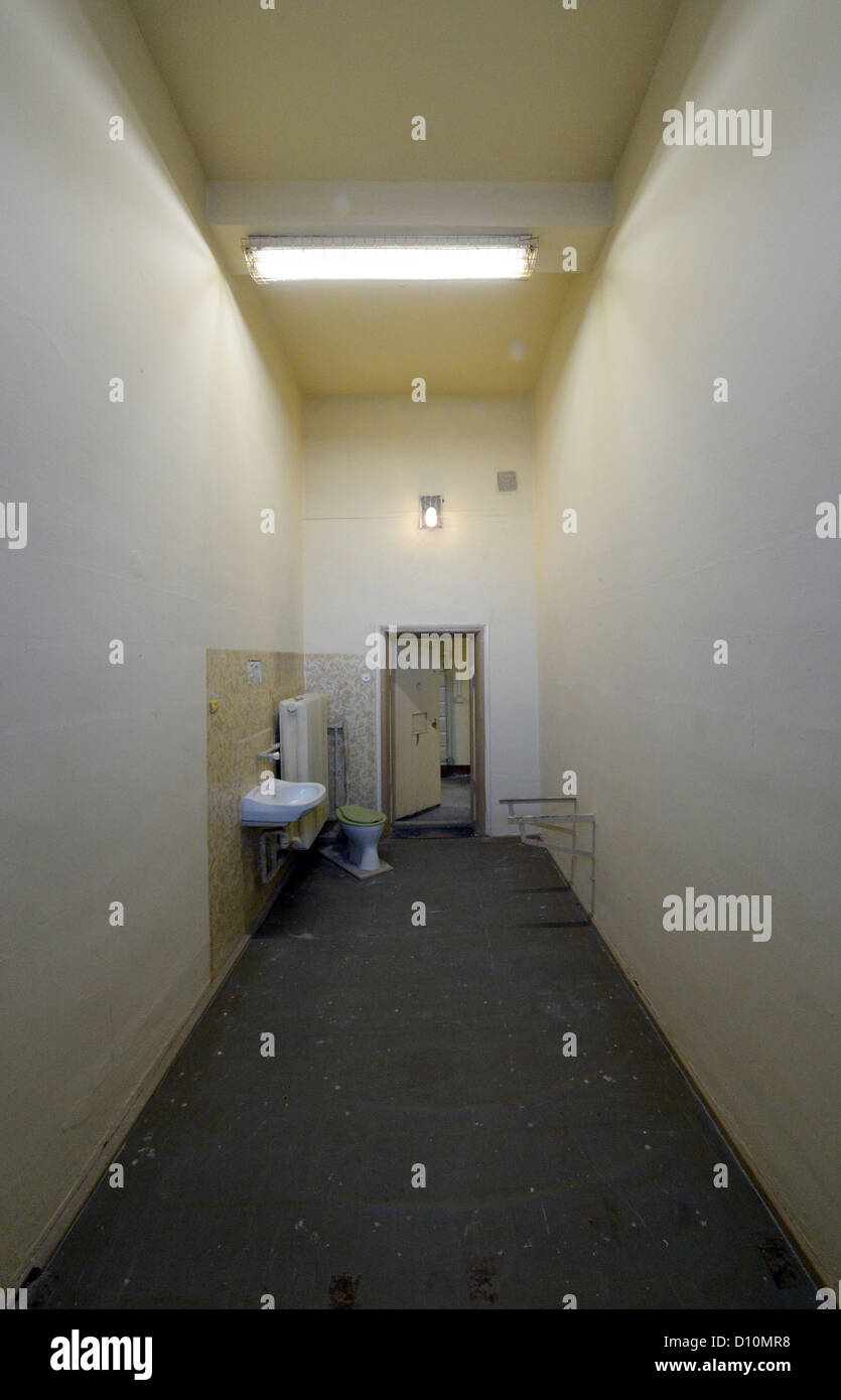 Prison cell photographed in the memorial and educational center in ...