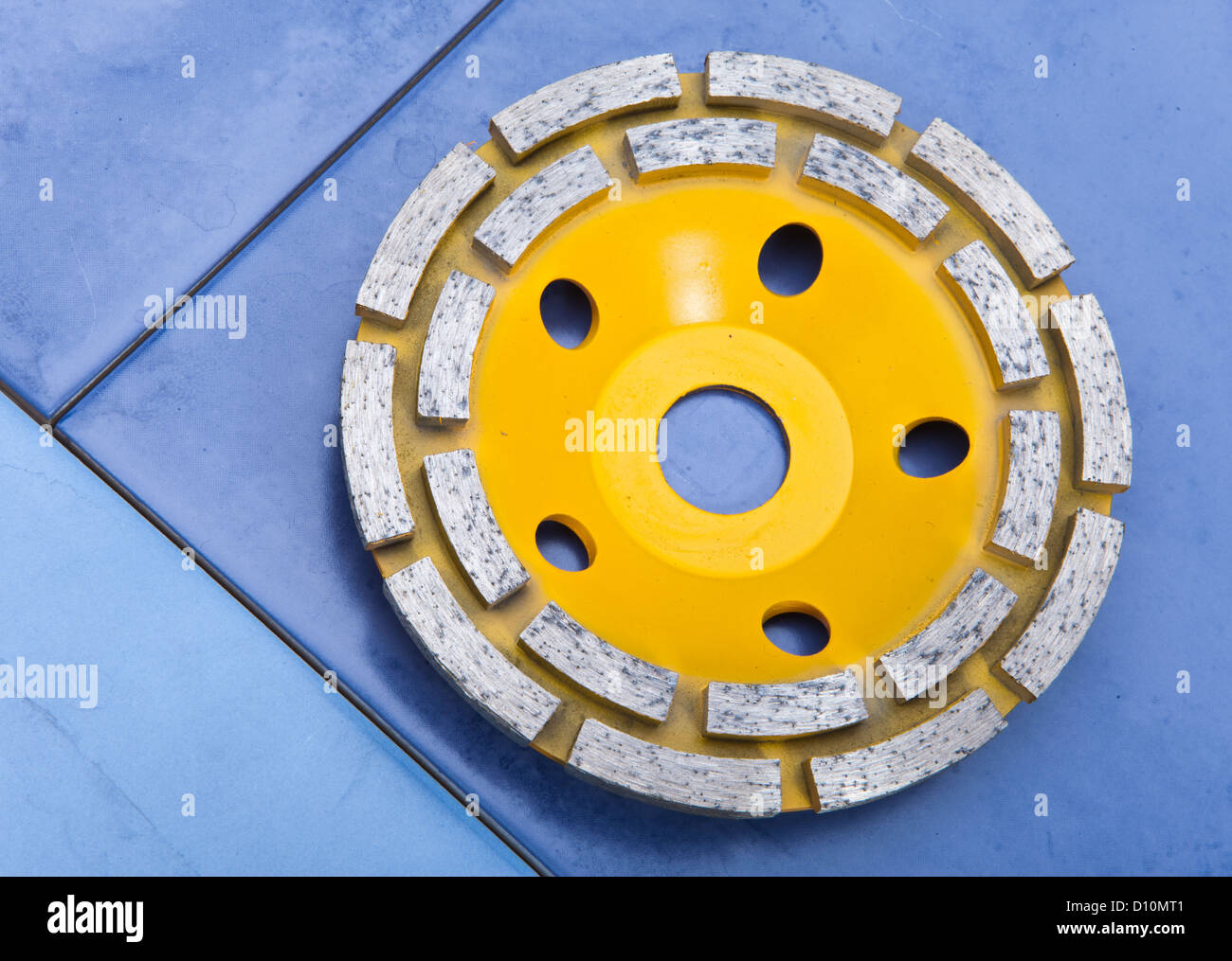 Diamond disk for a concrete abrasion Stock Photo - Alamy