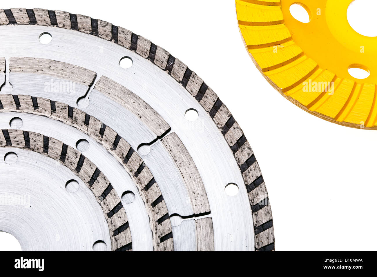 Diamond disks for concrete cutting and abrasion Stock Photo - Alamy