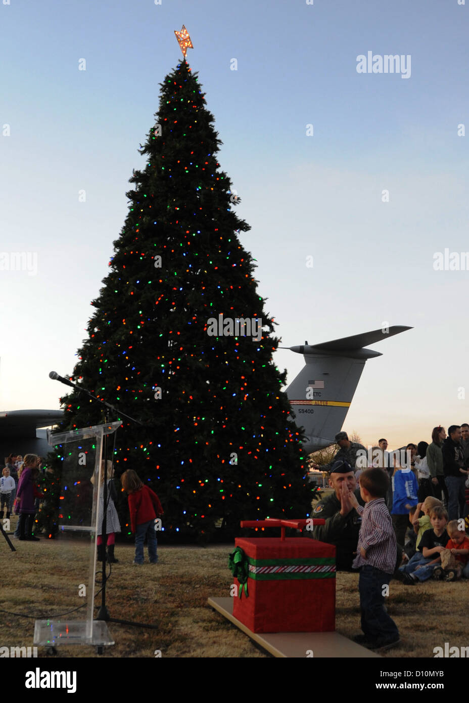 Col. Anthony Krawietz, commander of the 97th Air Mobility Wing, and ...
