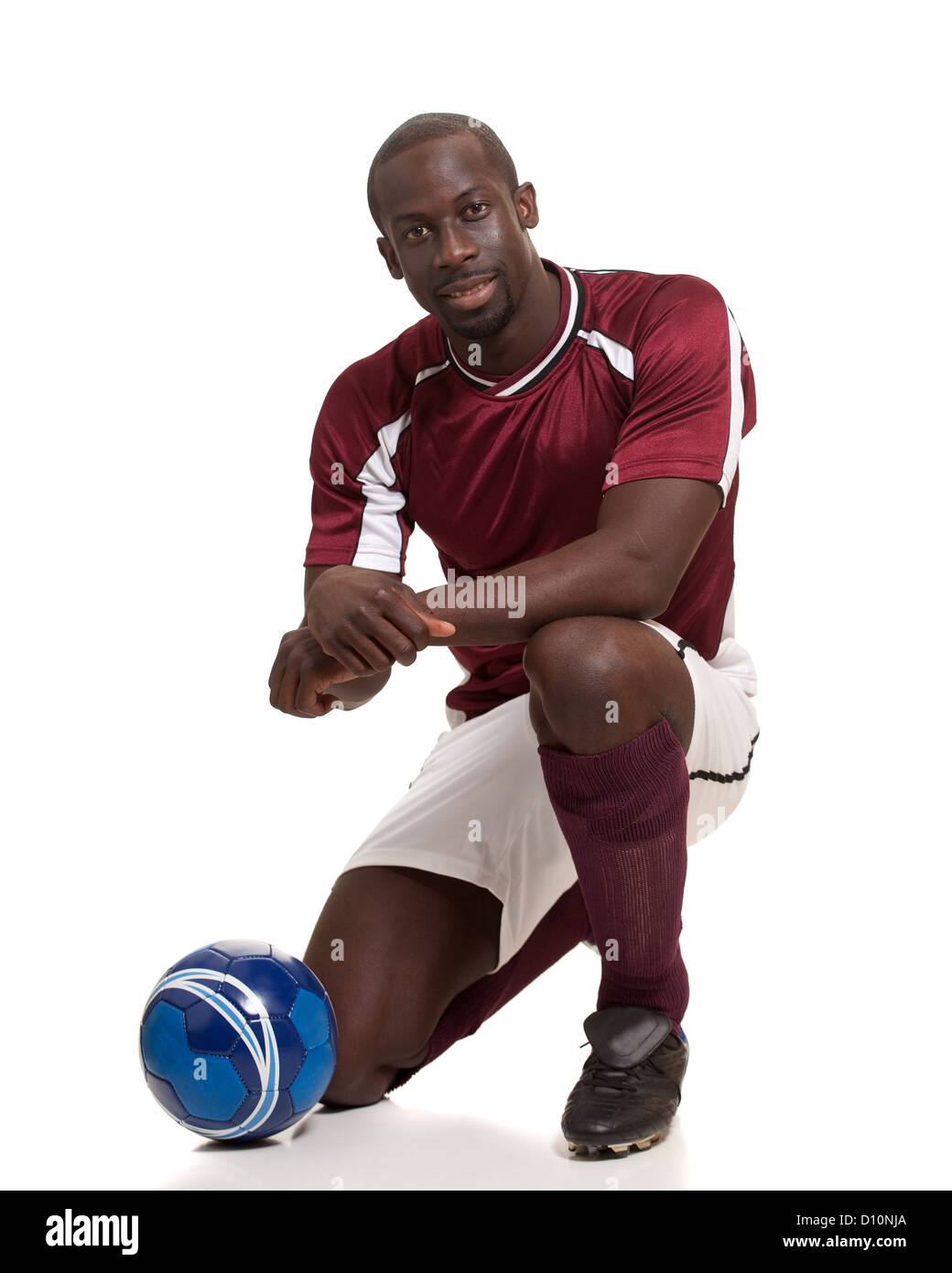 One african man soccer player hi-res stock photography and images - Alamy