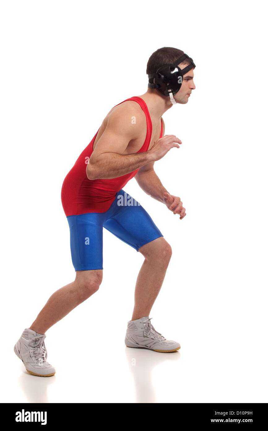 Male wrestling singlet Cut Out Stock Images & Pictures - Alamy