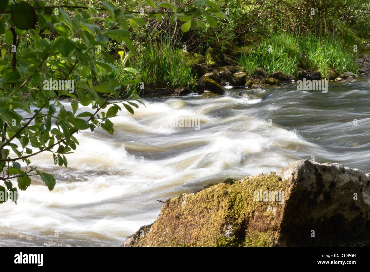 Spring water streem Stock Photo - Alamy