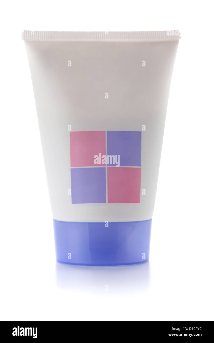 Cream tube. Isolated on white background Stock Photo - Alamy