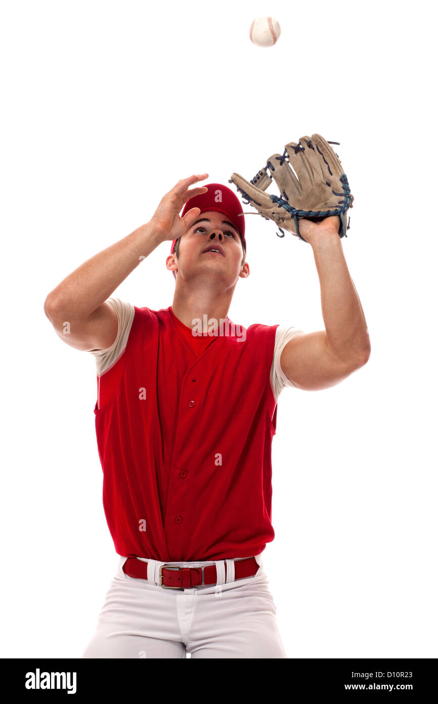 Baseball player fielding ball hi-res stock photography and images - Alamy
