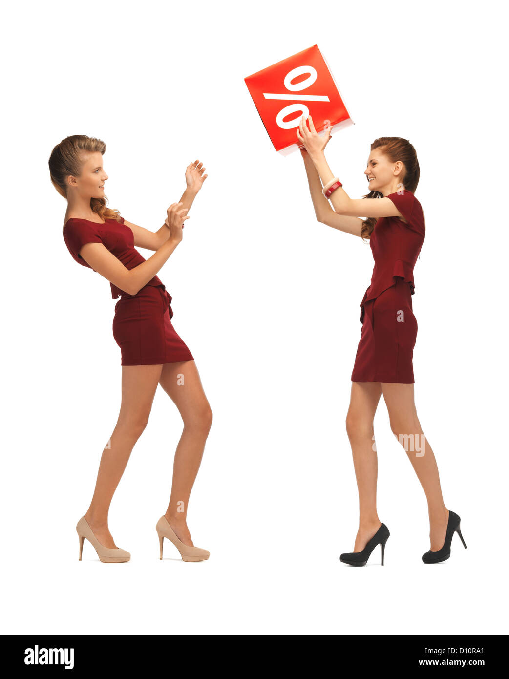 Pretty girls dresses Cut Out Stock Images & Pictures - Alamy