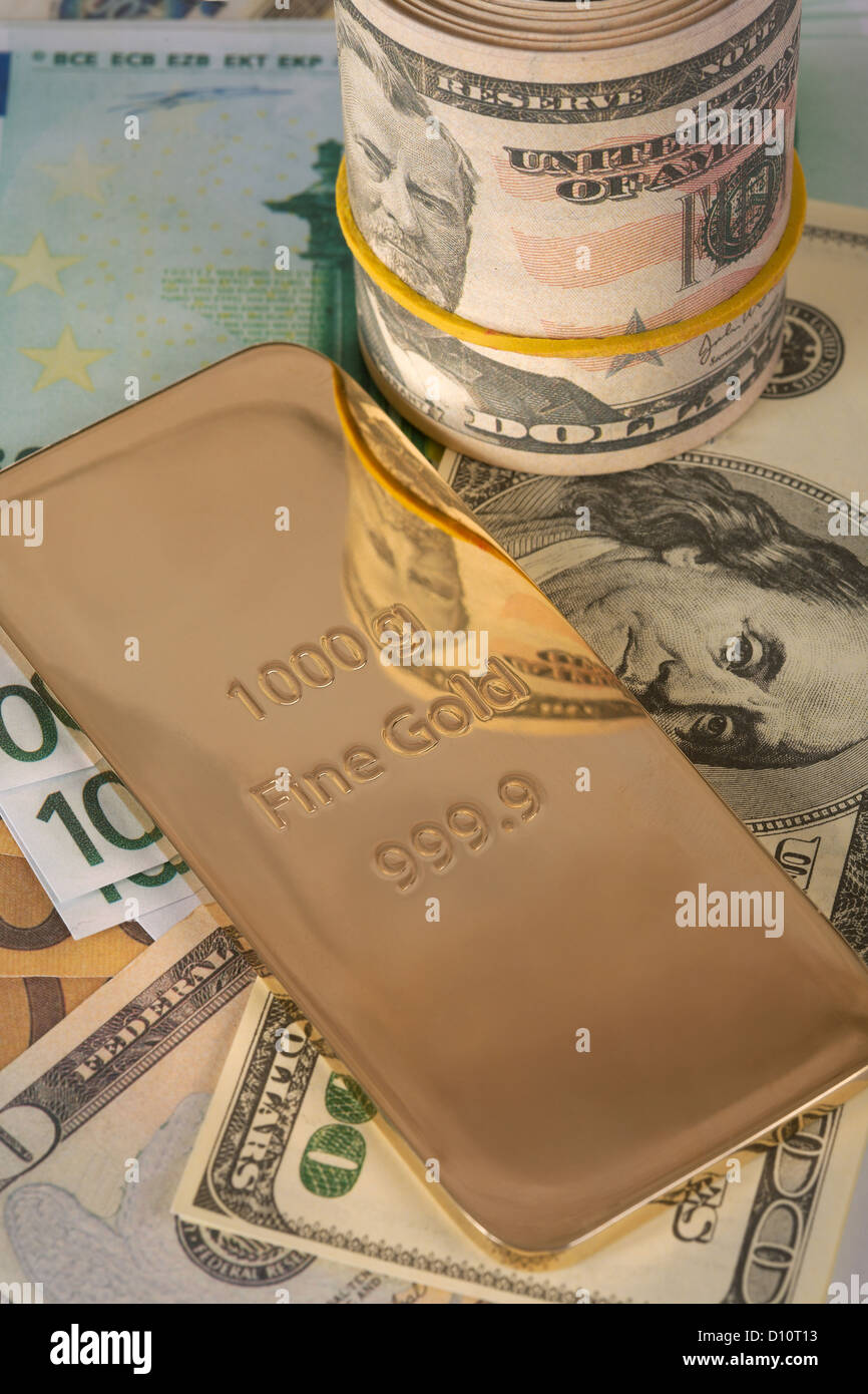 Gold bullion bar hi-res stock photography and images - Alamy