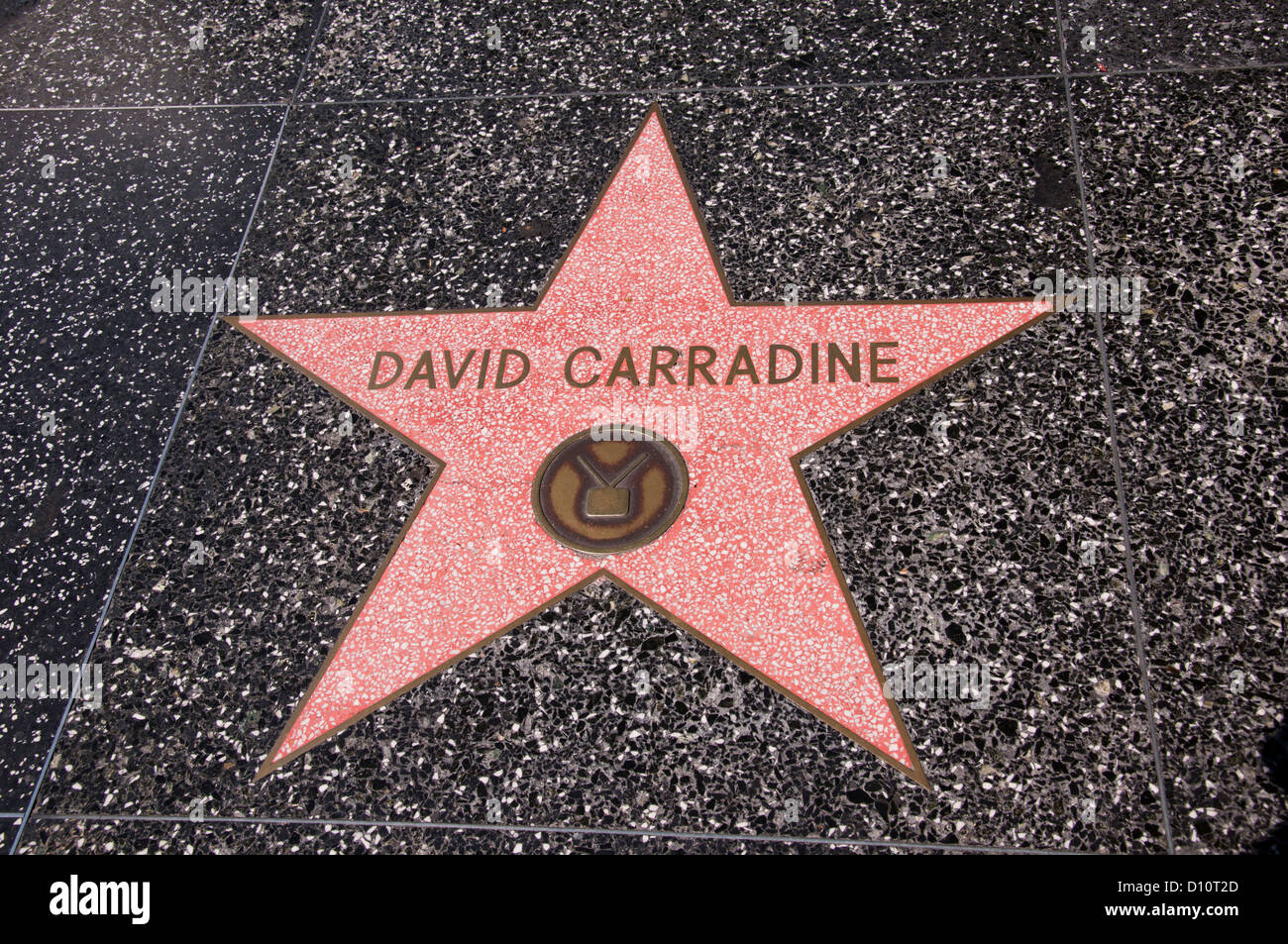 The Walk of Stars on the Hollywood Boulevard in Hollywood Los Angeles ...
