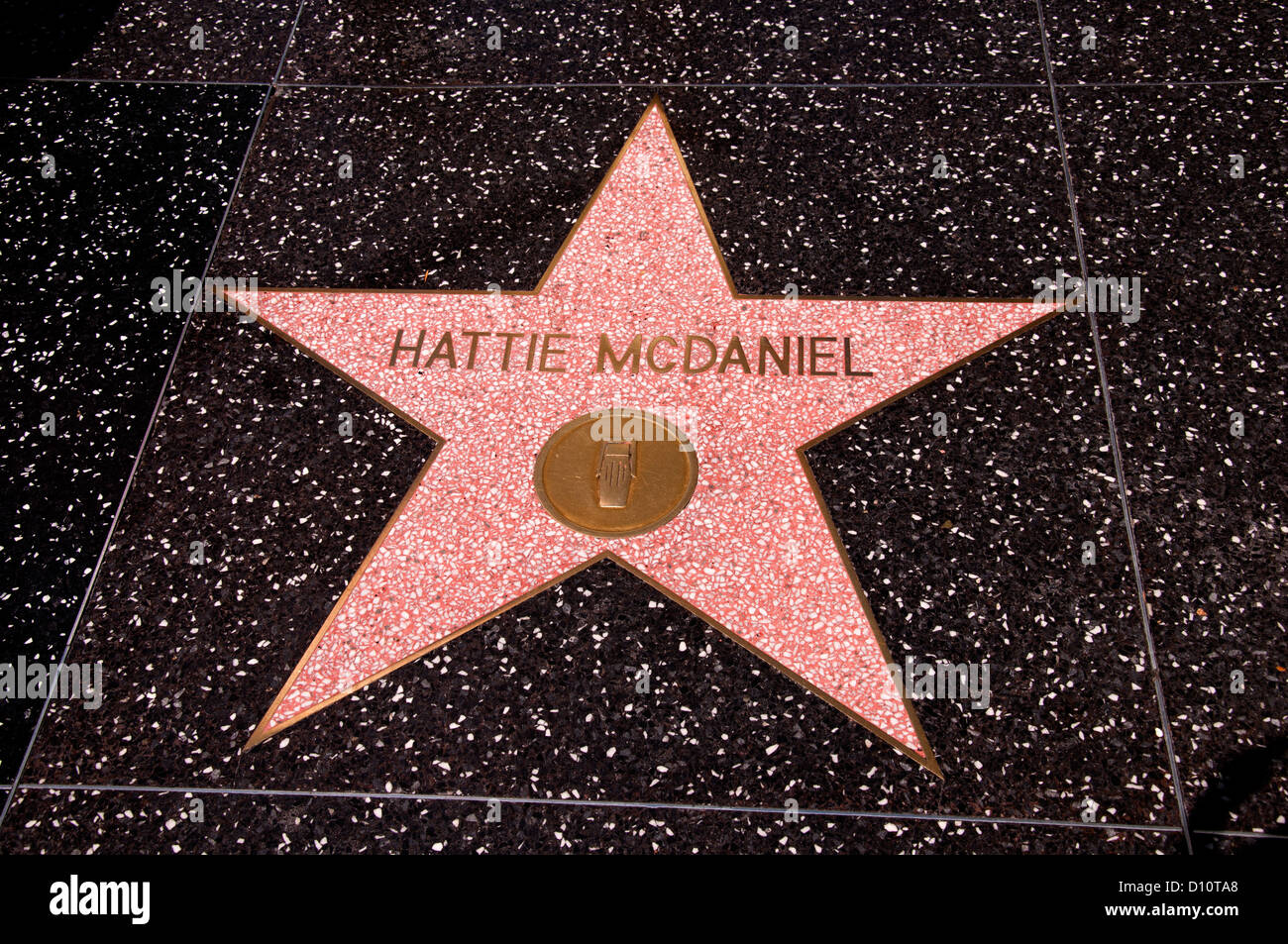 The Walk of Stars on the Hollywood Boulevard in Hollywood Los Angeles ...