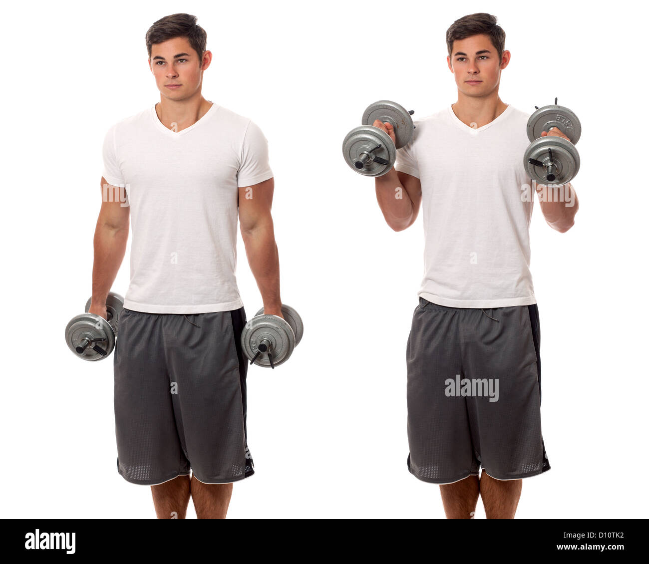 Hammer curl exercise hi-res stock photography and images - Alamy