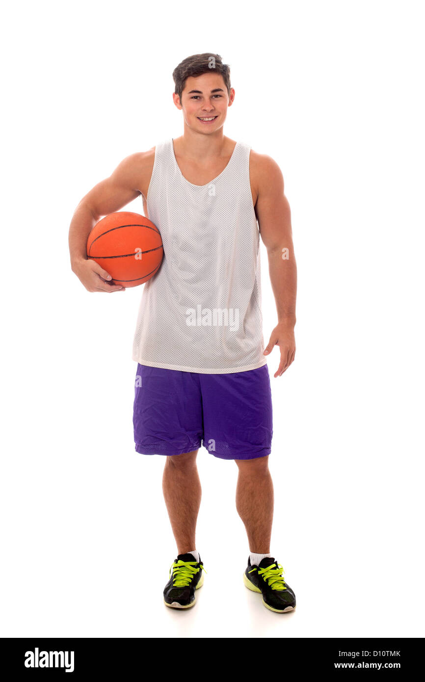 White man basketball uniform Cut Out Stock Images & Pictures - Alamy