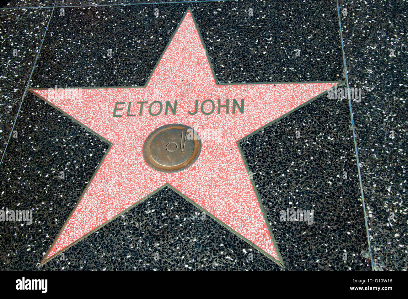 The Walk of Stars on the Hollywood Boulevard in Hollywood Los Angeles ...