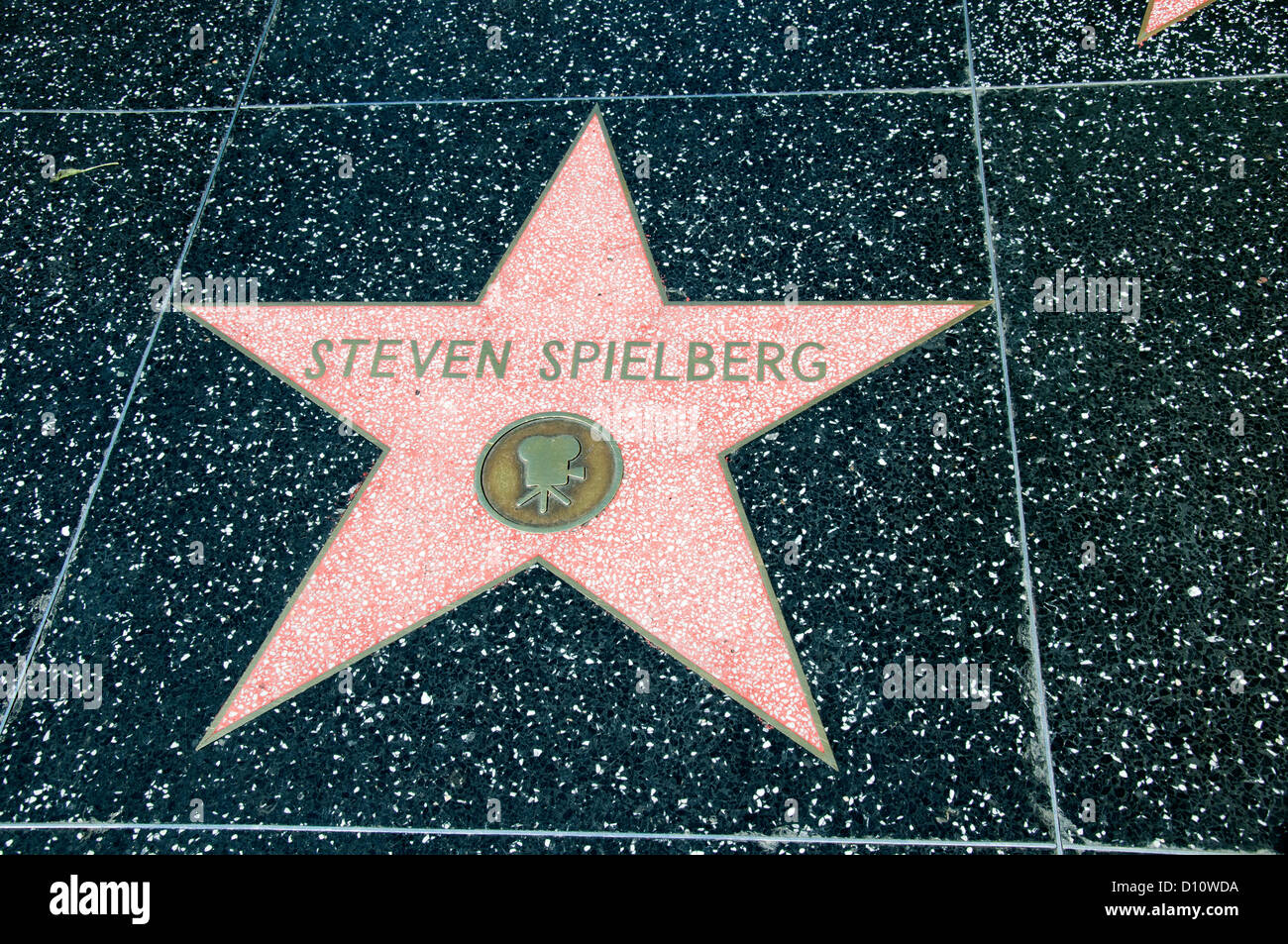 The Walk of Stars on the Hollywood Boulevard in Hollywood Los Angeles ...