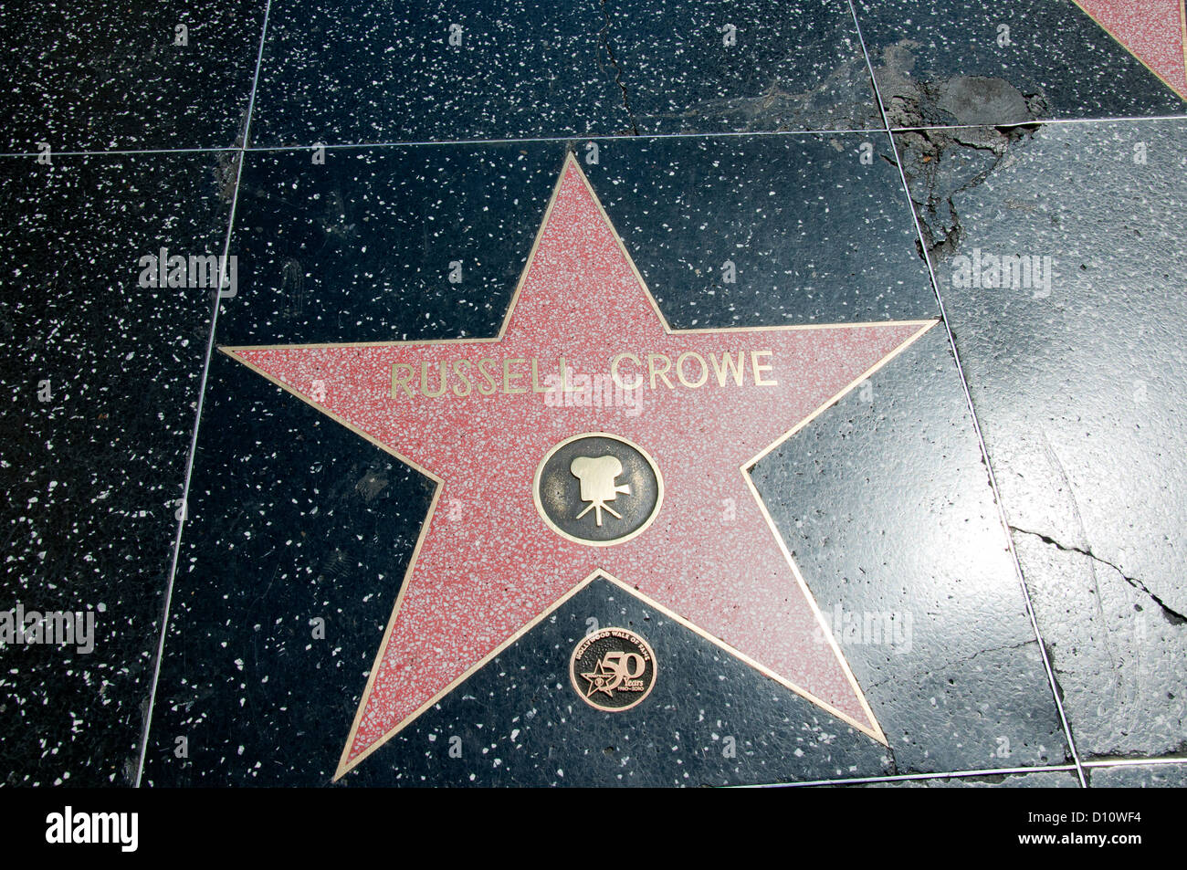 The Walk of Stars on the Hollywood Boulevard in Hollywood Los Angeles ...
