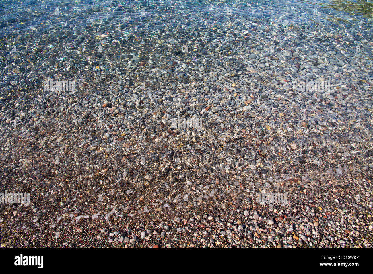 shore shoreline sea water clean transparent Mallorca Balearic islands ...