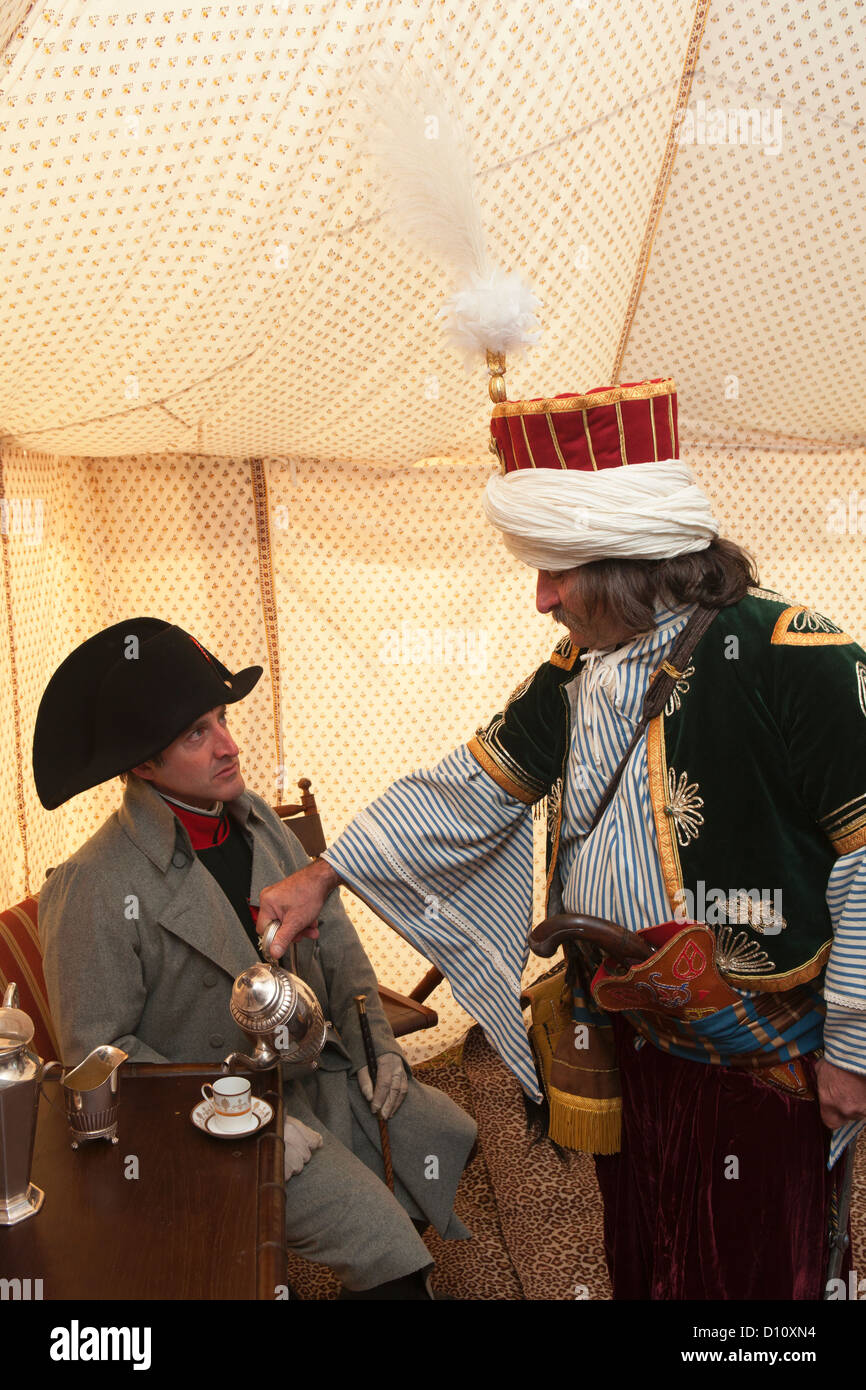Napoleon Bonaparte being served coffee by his personal mamluk at the ...