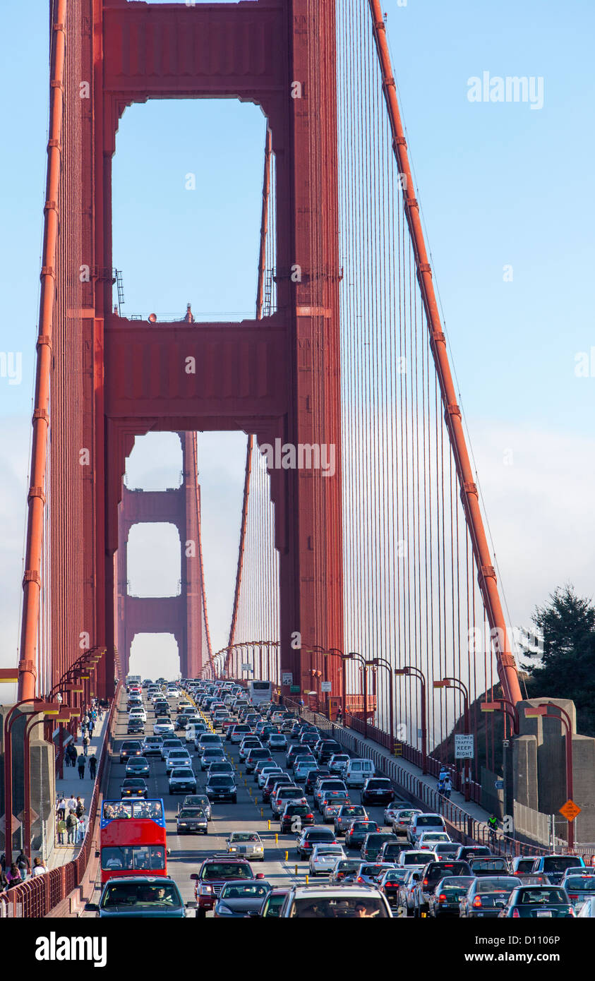 Driving across golden gate bridge hi-res stock photography and images ...