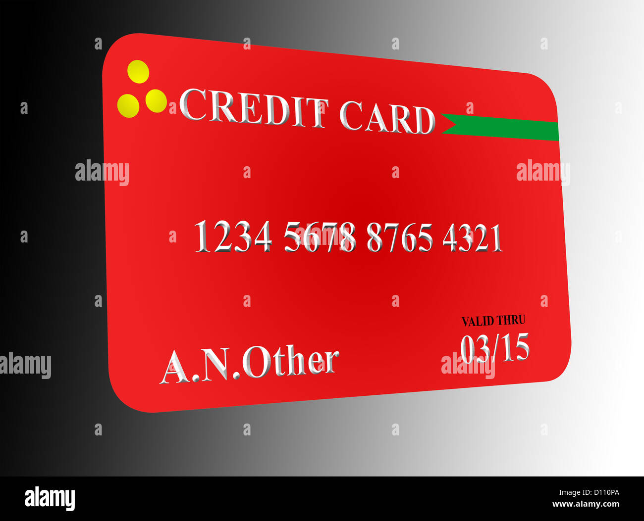 Credit card isolated on a white background Stock Photo - Alamy