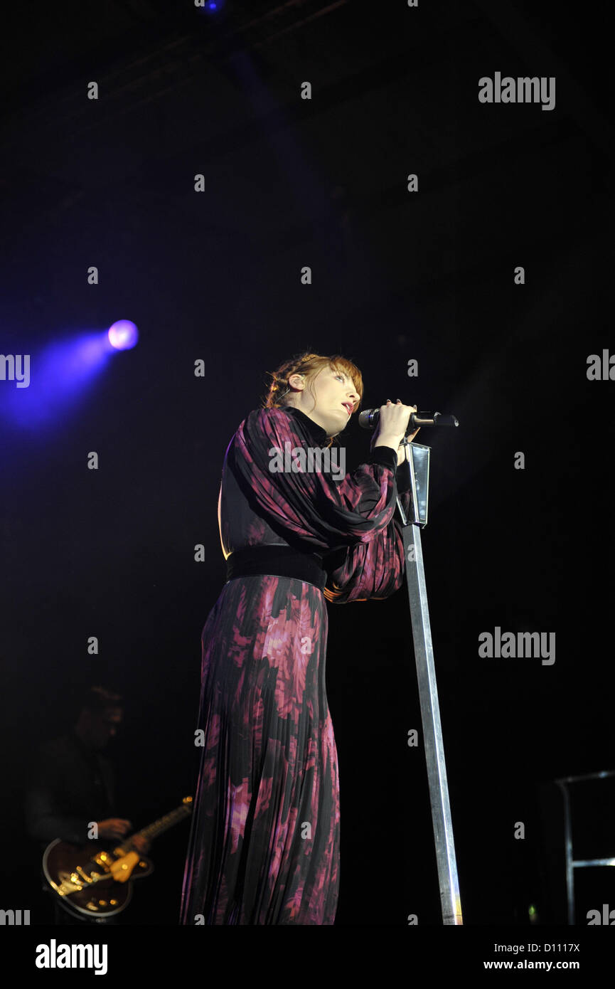 Westpoint arena, Exeter, UK, 4th December 2012 Florence and the Machine ...