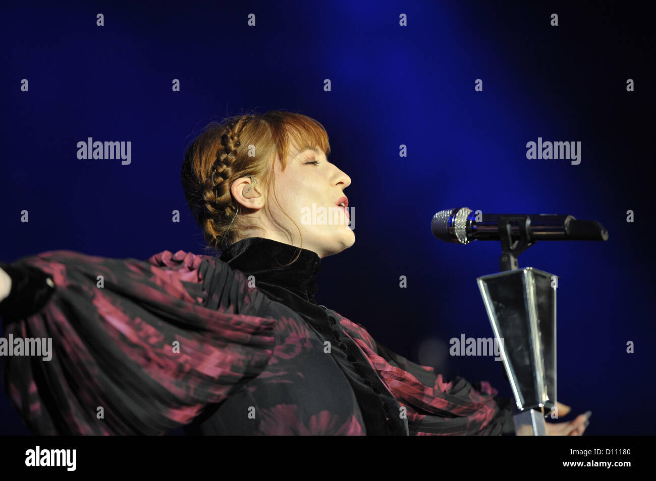 Westpoint arena, Exeter, UK, 4th December 2012 Florence and the Machine ...