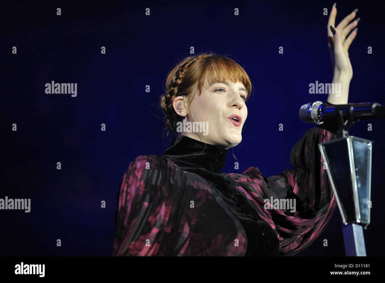 Westpoint arena, Exeter, UK, 4th December 2012 Florence and the Machine ...