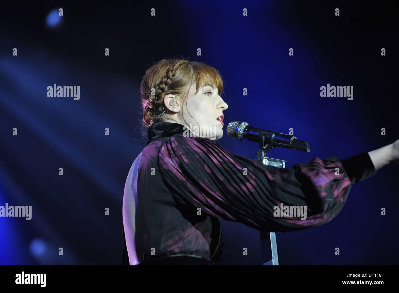 Westpoint arena, Exeter, UK, 4th December 2012 Florence and the Machine ...