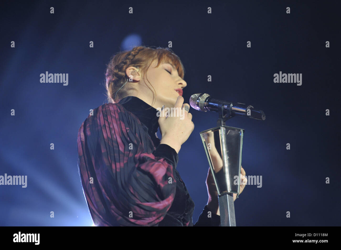 Westpoint arena, Exeter, UK, 4th December 2012 Florence and the Machine ...