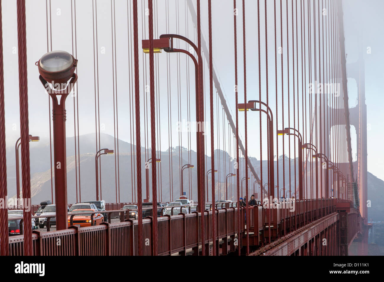 Driving across golden gate bridge hi-res stock photography and images ...