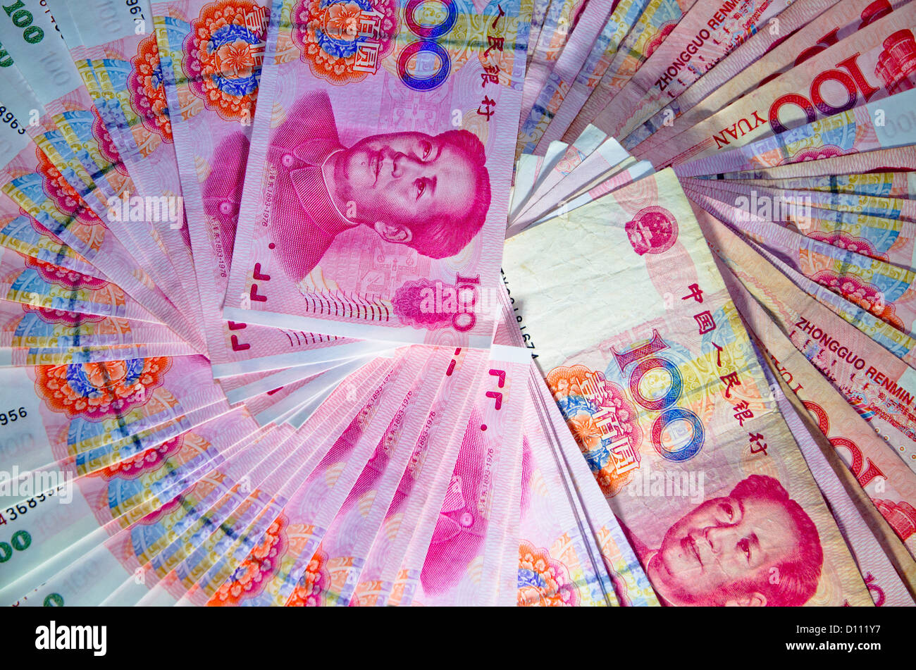 100 yuan note mao hi-res stock photography and images - Alamy