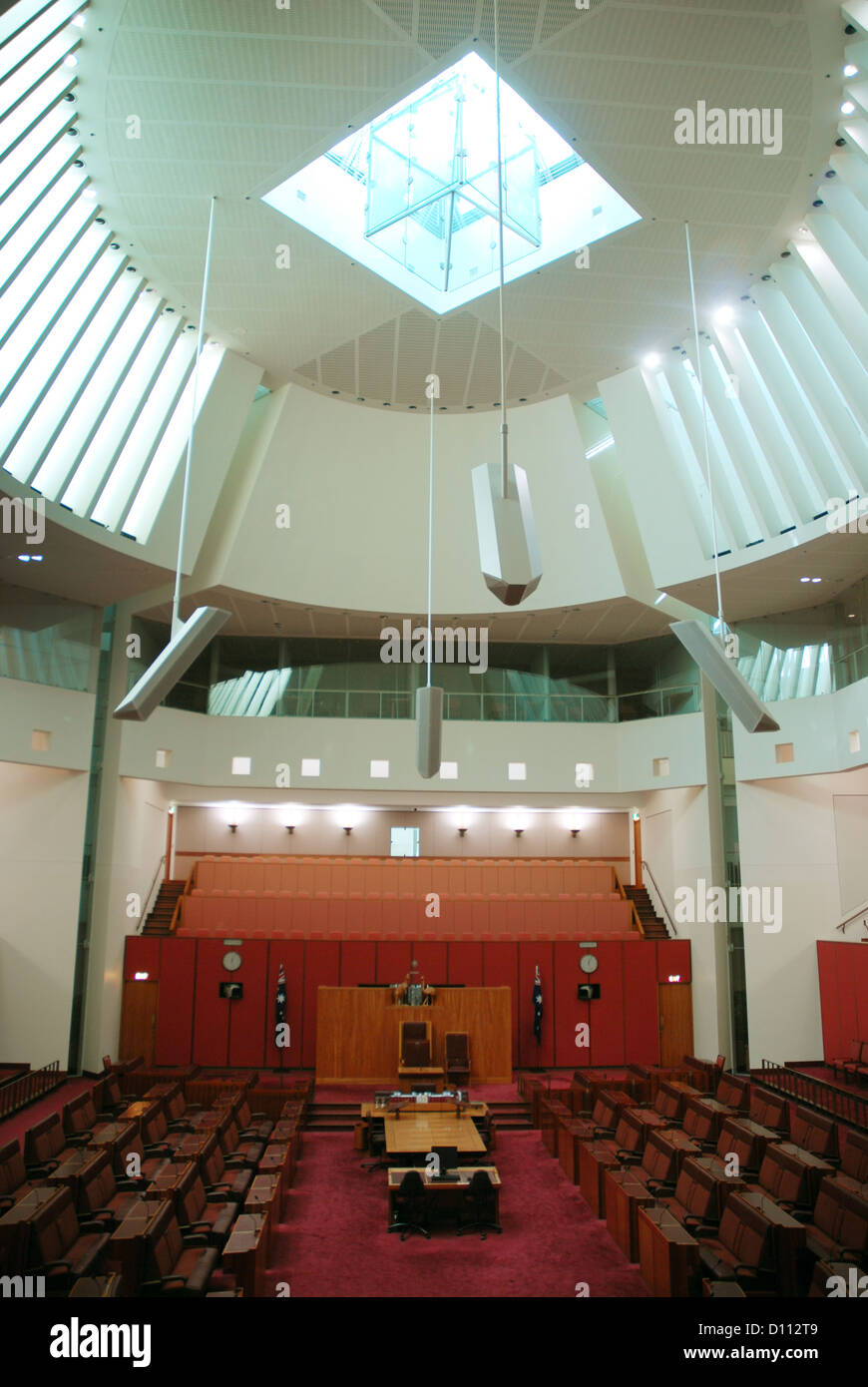 The Australian Senate, Parliament House, Canberra, ACT, Australia Stock ...
